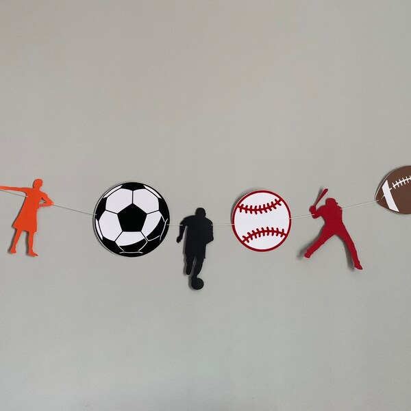 Sports Party Banner - Etsy