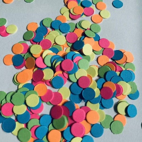 Neon Confetti - Etsy