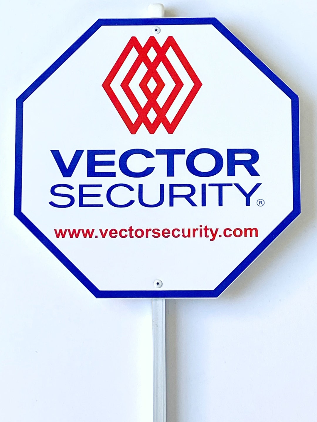 VECTOR SECURITY Yard Signs 10x10with Aluminum Stake Last for Life in ...