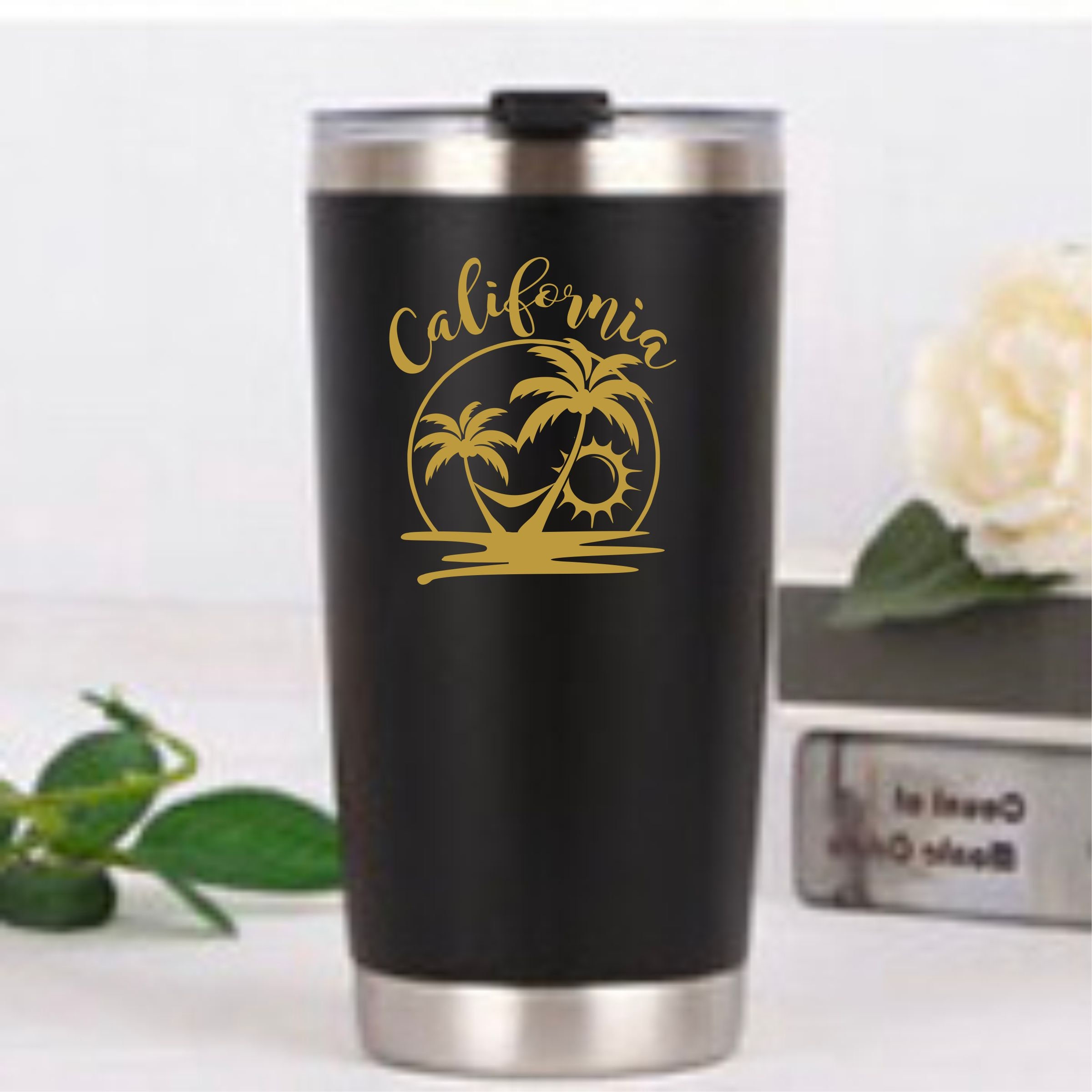 CALIFORNIA BEACH SUNSET Vinyl Decal Sticker Nature Decal | Etsy