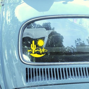 DESERT SUNSET Vinyl Decal Sticker, Adventure Decal | Nature Decal ...