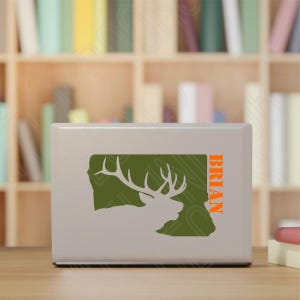 OREGON HUNTING ELK, Hunting Vinyl Decal Sticker, Fathers Day Gift ...
