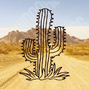 SAGUARO CACTUS Vinyl Decal Sticker, Adventure, Nature, Desert, Arizona ...