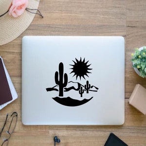 DESERT SUNSET Vinyl Decal Sticker, Adventure Decal | Nature Decal ...