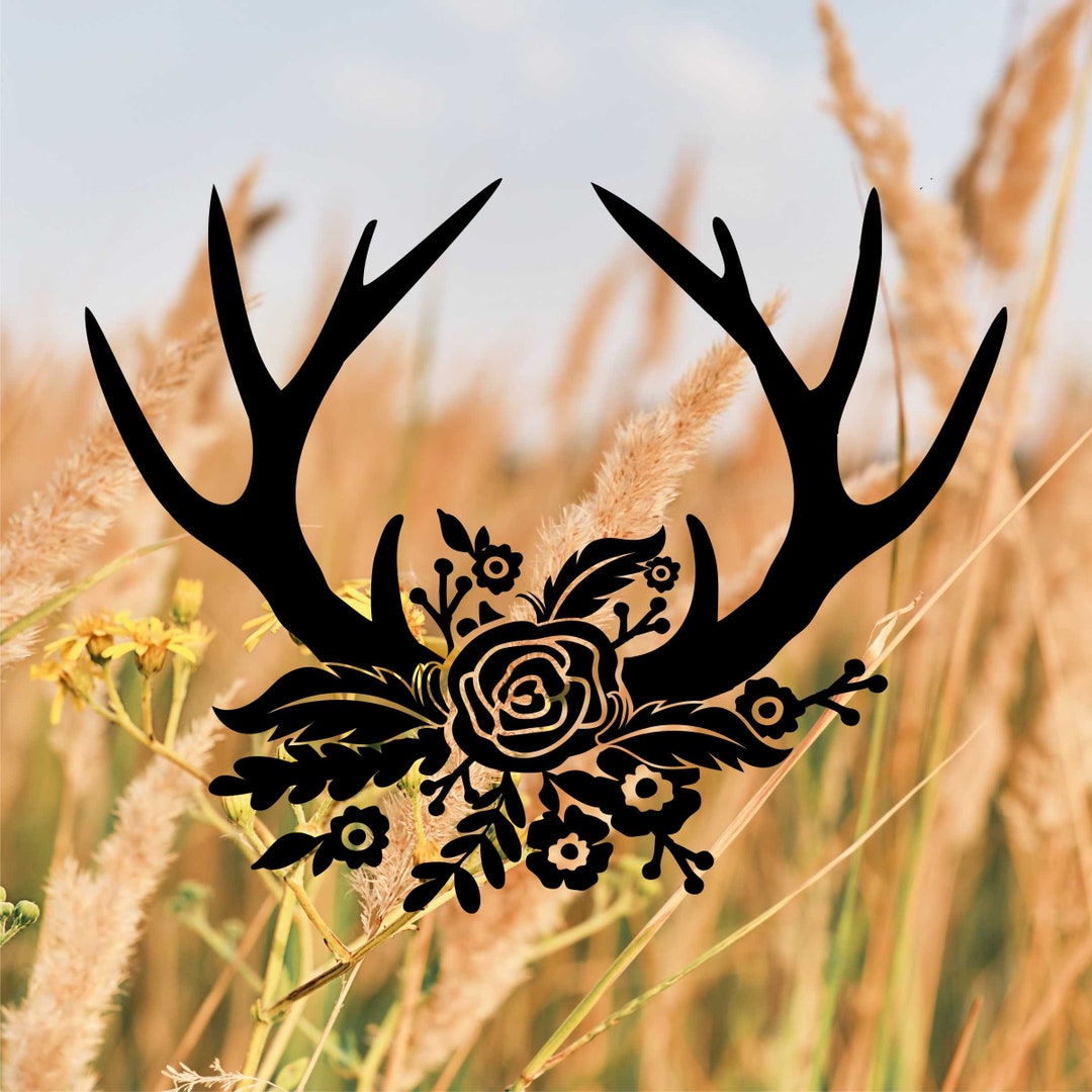FLOWER ELK RACK, Vinyl Decal Sticker, Decal Gift for Her, Adventure ...