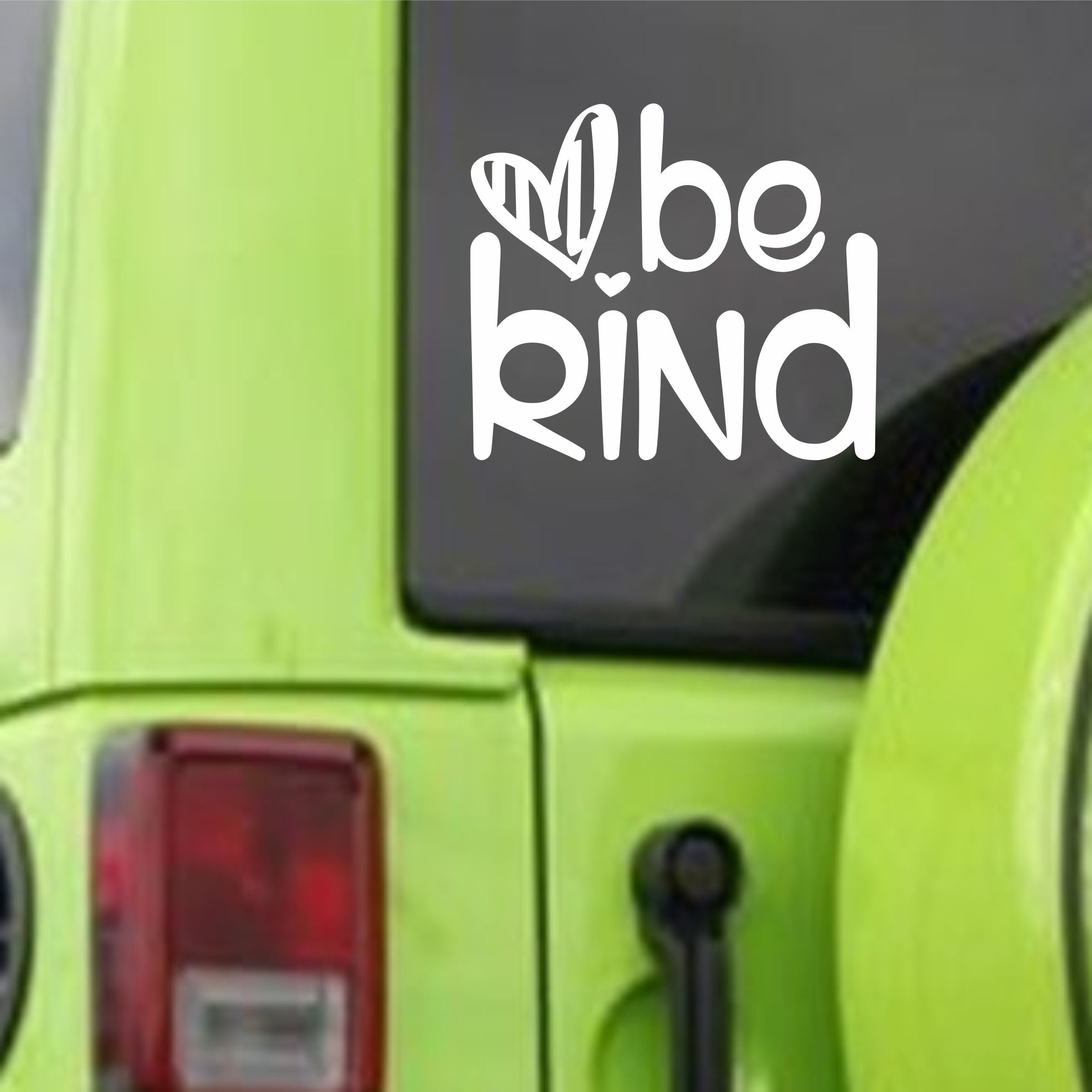 BE KIND DECAL Vinyl Decal Sticker Kindness Decal Love One | Etsy