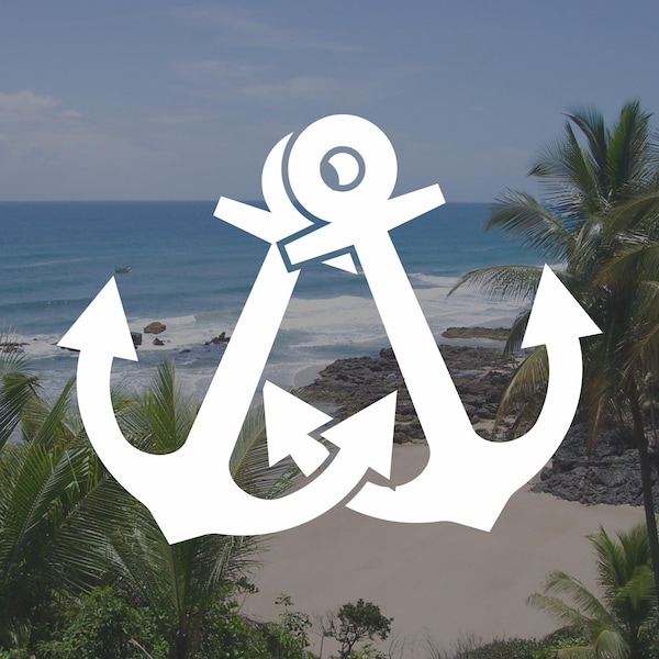 Anchor Sticker - Etsy