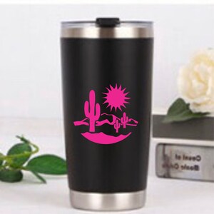 DESERT SUNSET Vinyl Decal Sticker, Adventure Decal | Nature Decal ...