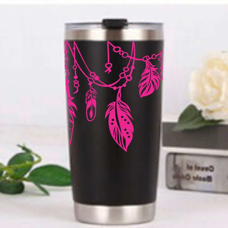 BOHO Feather Swag, Vinyl Decal Sticker, Decal Sticker Gift for Her ...