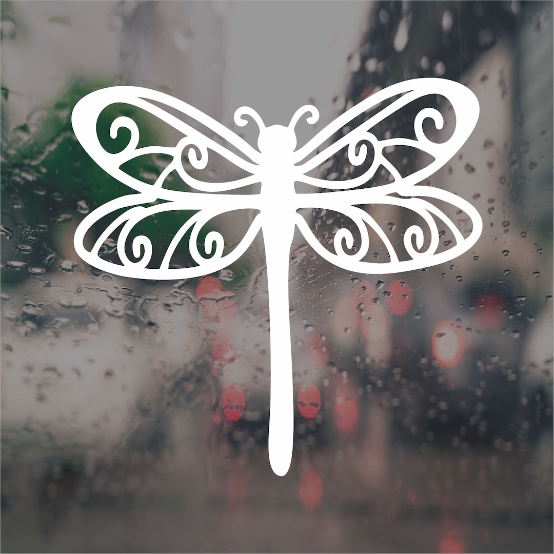 Dragonfly Vinyl Decal: Adventure Car, Laptop, and Mug Sticker - Etsy
