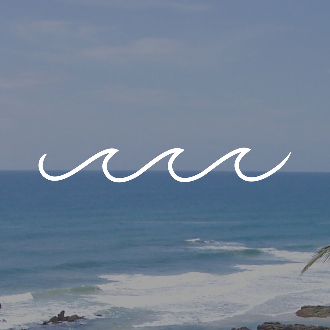 BEACH WAVES Ocean Vinyl Decal Sticker, Adventure Decal, Nature Decal ...