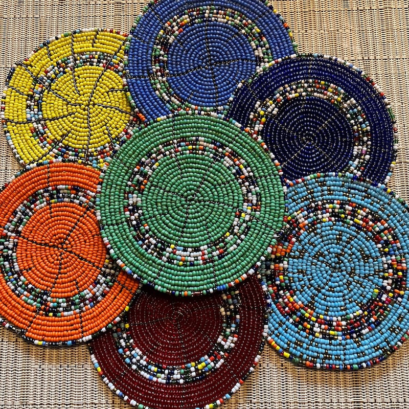 Handmade Coasters African - Etsy
