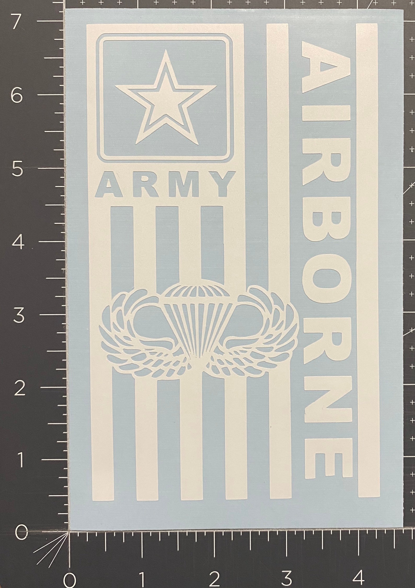 Beautiful Custom Army Airborne Veteran Vinyl Sticker Decal - Etsy