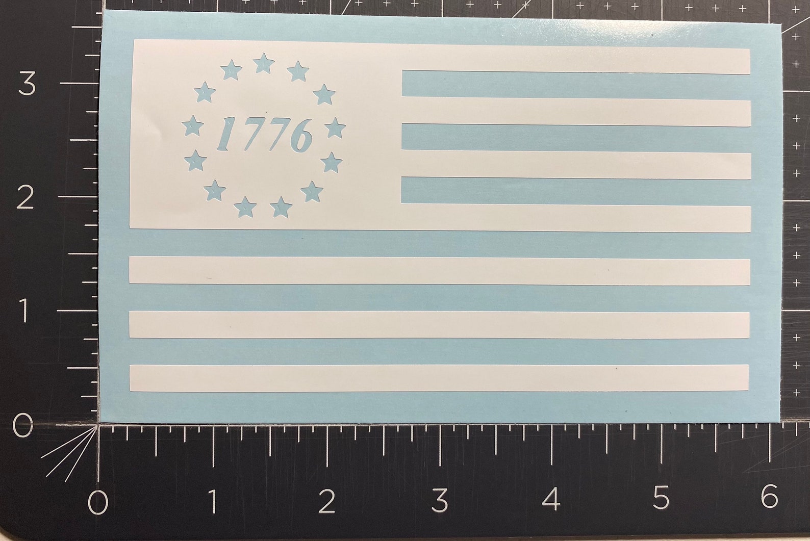 1776 American Flag Vinyl Sticker Decal Laptop Bumper - Etsy