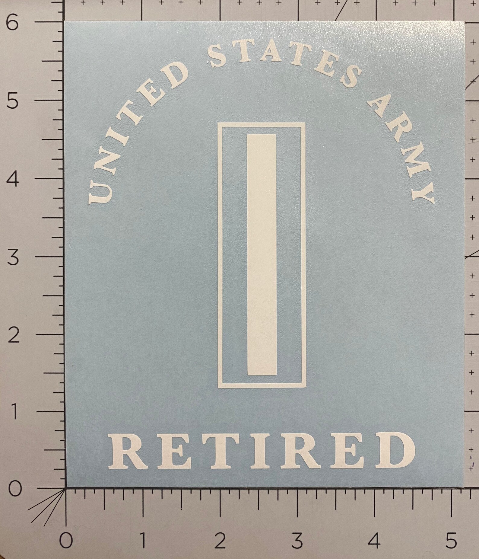 US Army Warrant Officer Retired (CW3, CW4, CW5) in Matte White. - Etsy