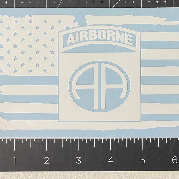 82nd Airborne Vinyl Window Sticker - Etsy
