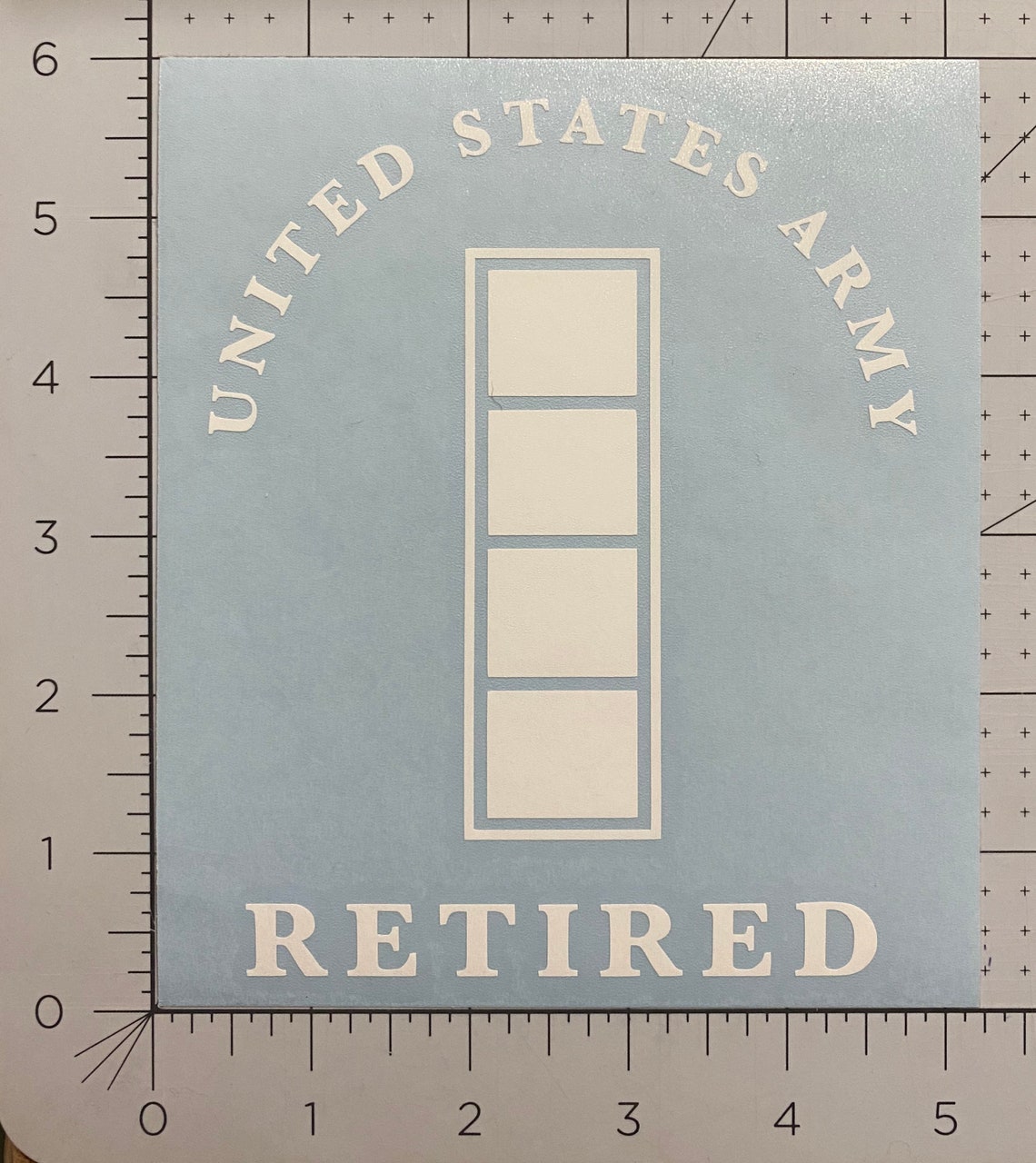 US Army Warrant Officer Retired (CW3, CW4, CW5) in Matte White. - Etsy