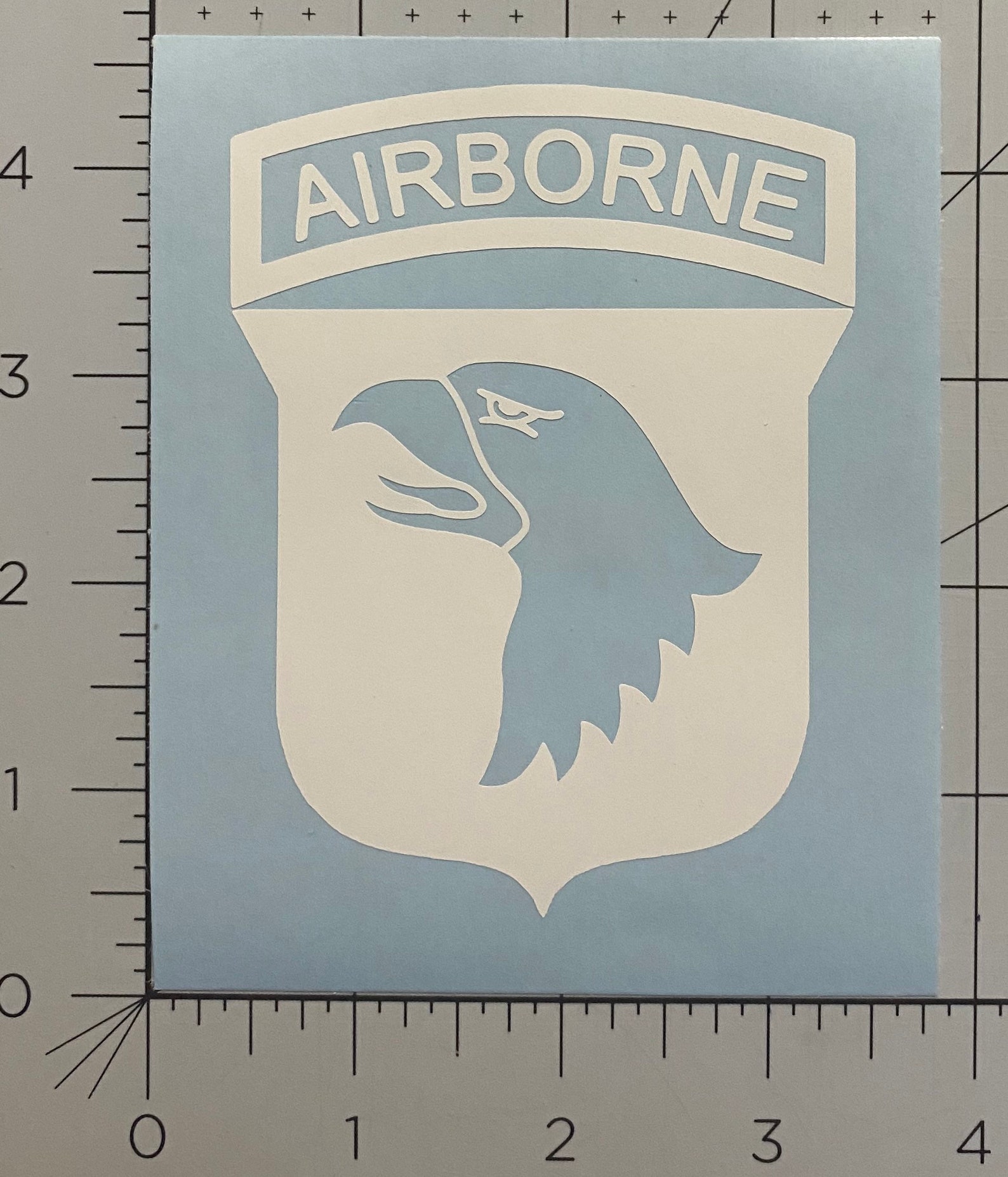 101st Airborne Division screaming Eagles Patch Car Decal - Etsy