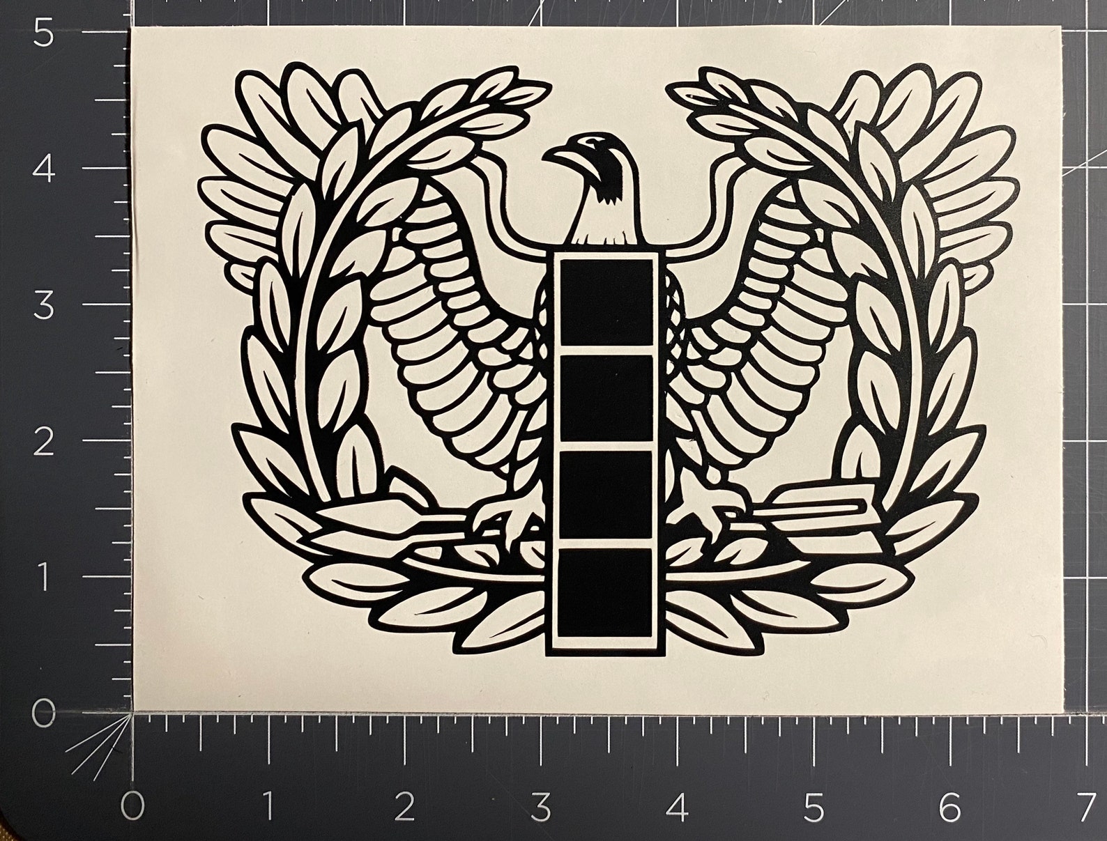 US Army Warrant Officer Rising Eagle With Rank W01 CW5 - Etsy