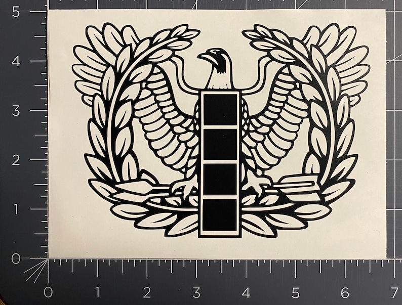 US Army Warrant Officer Rising Eagle With Rank W01 - CW5 - Etsy