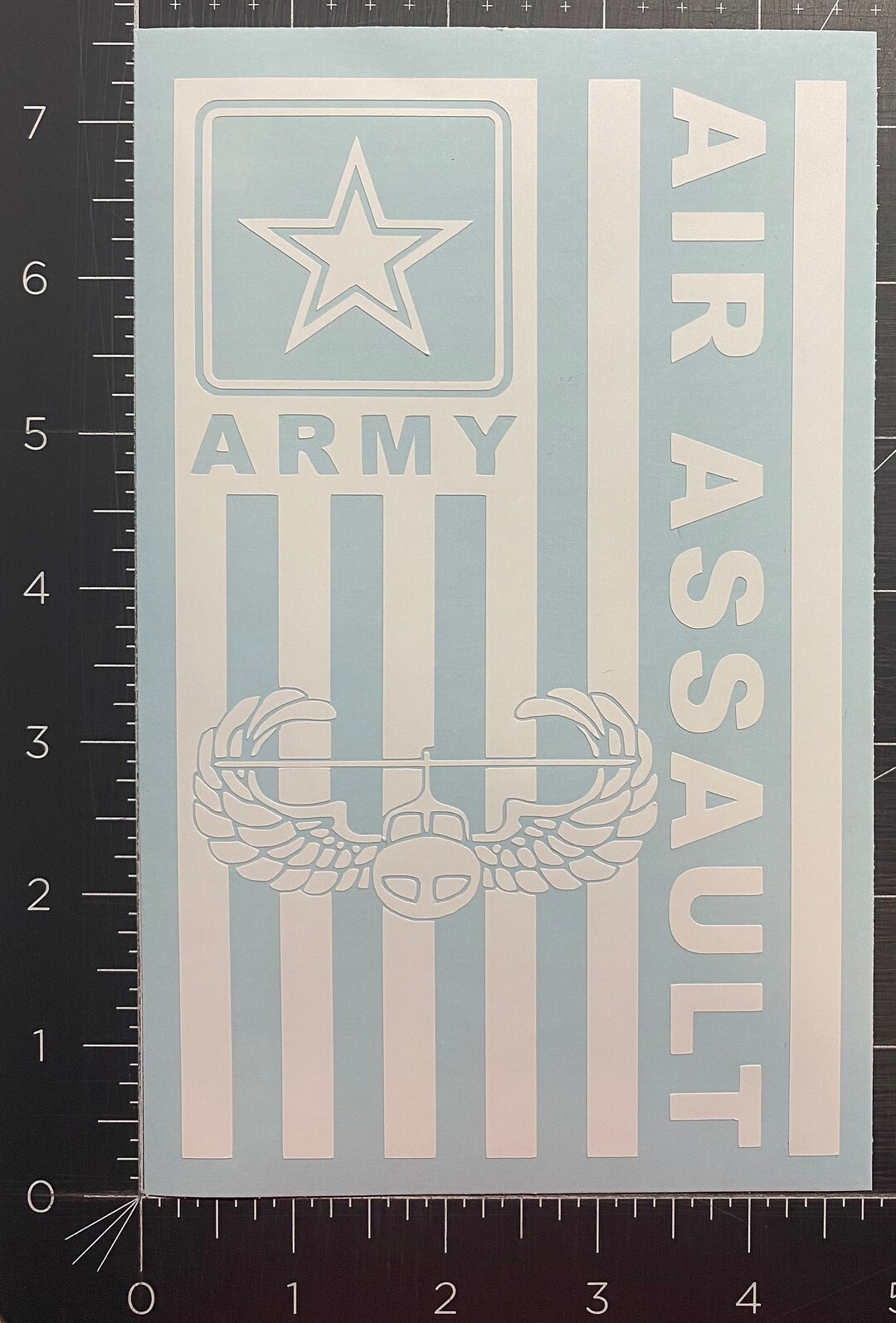 Beautiful Custom Army Air Assault Vinyl Sticker Decal - Bumper Sticker ...