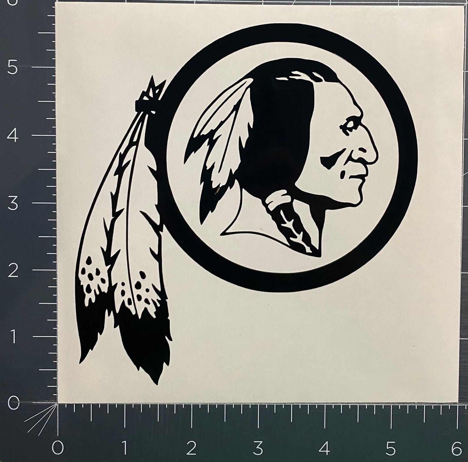 Native American Indianchief Vinyl Sticker Decal Profile - Etsy