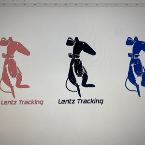Custom Lars Lentz Tracking Vinyl Sticker Decal Shown in Matte White ...