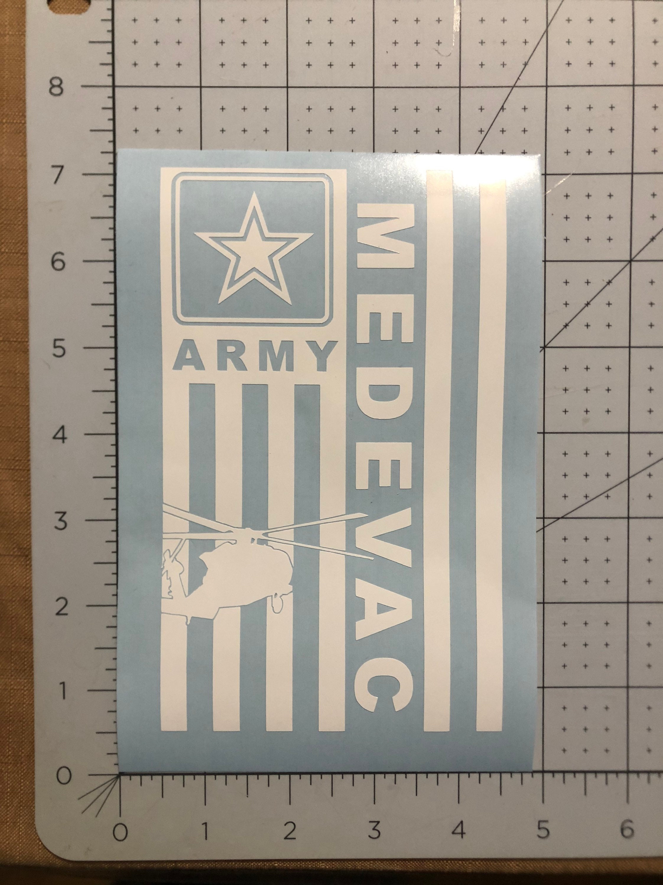 US Army Aviation Laptop Decal Car Decal Apache Helicopter American Flag ...