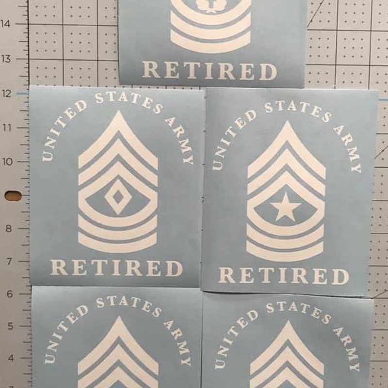 Us Army Retired Svg - Etsy
