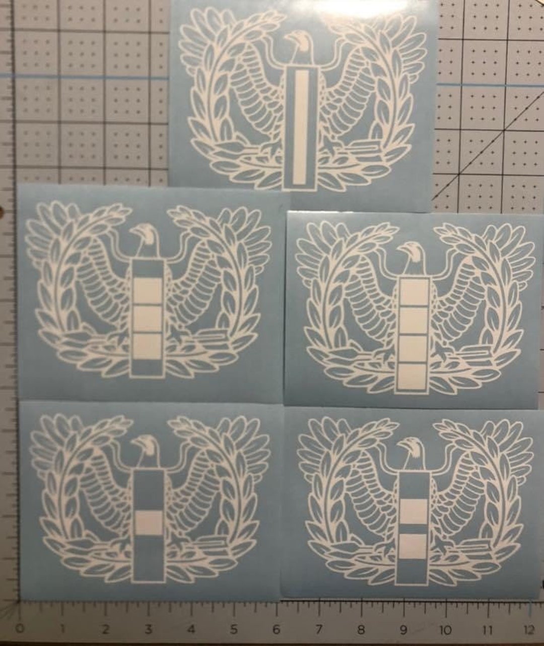 US Army Warrant Officer Rising Eagle With Rank W01 - CW5 - Etsy