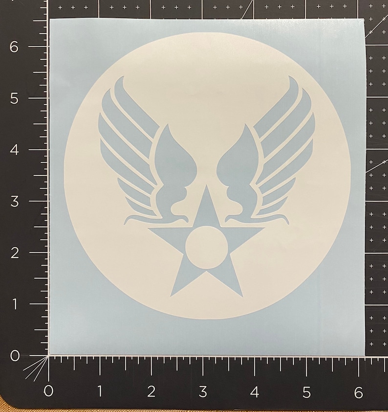 United States Army Air Forces Logo Vinyl Sticker Decal Shown in Matte ...