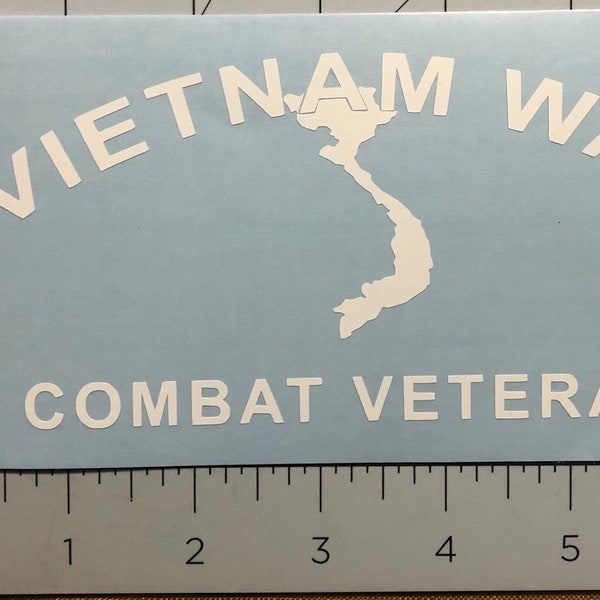 Vietnam Veteran Decal - Etsy