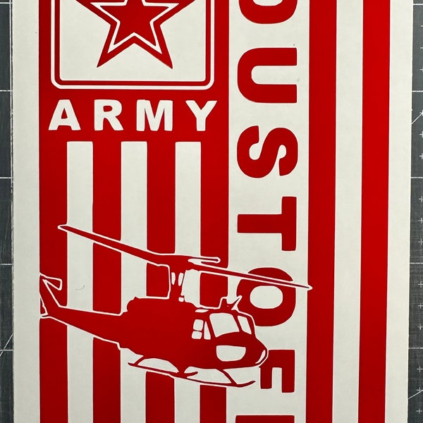 Huey Helicopter Decal - Etsy