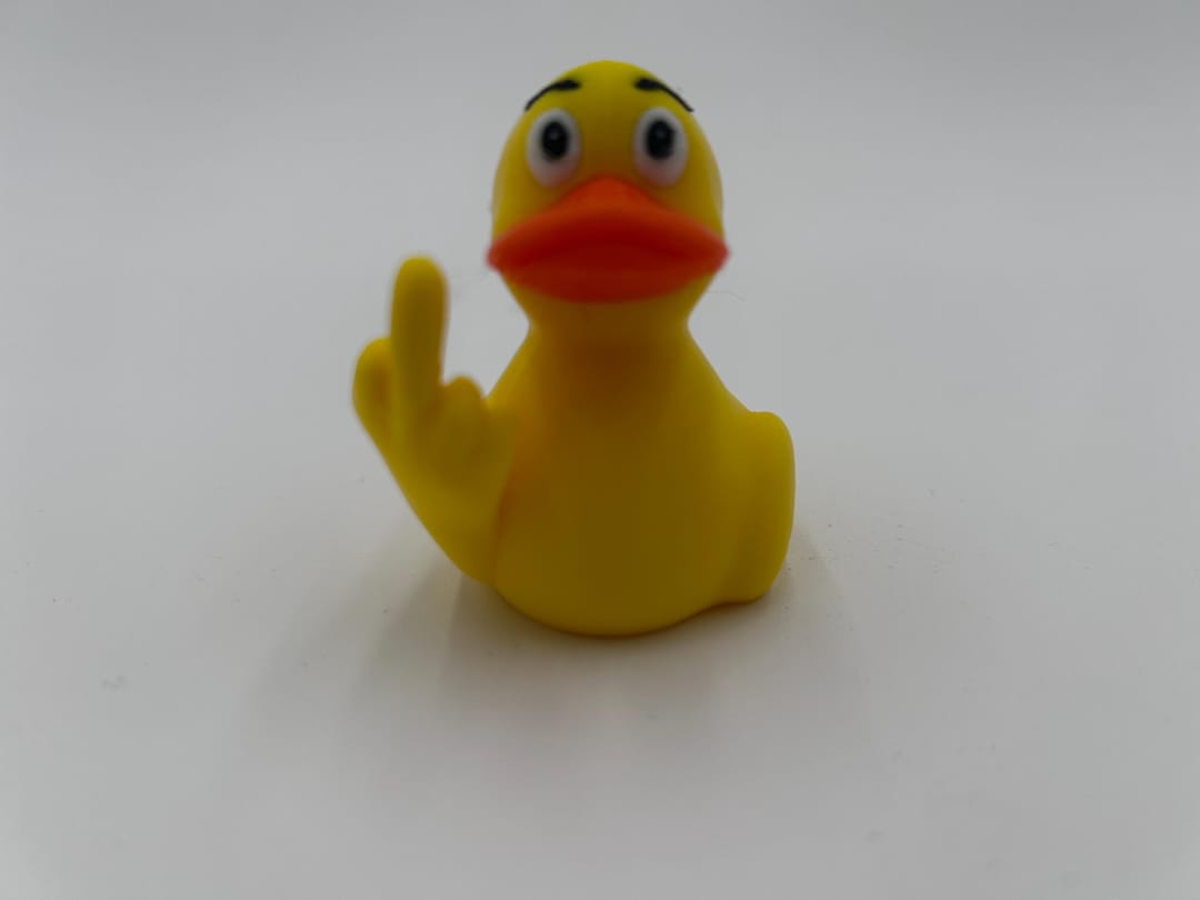 Duck Middle Finger 3D Printed - Etsy