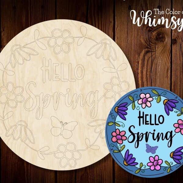 Unfinished Round Wood Sign - Etsy