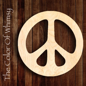 Peace Sign Wood Door Hanger Blank, Paint Parties or DIY Painting, Ready ...