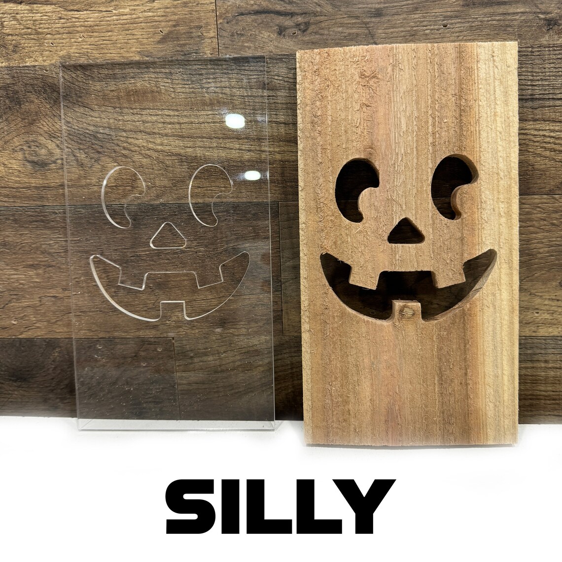 Happy Jack-o-lantern (3 Pack) Acrylic Templates for Routers - Etsy