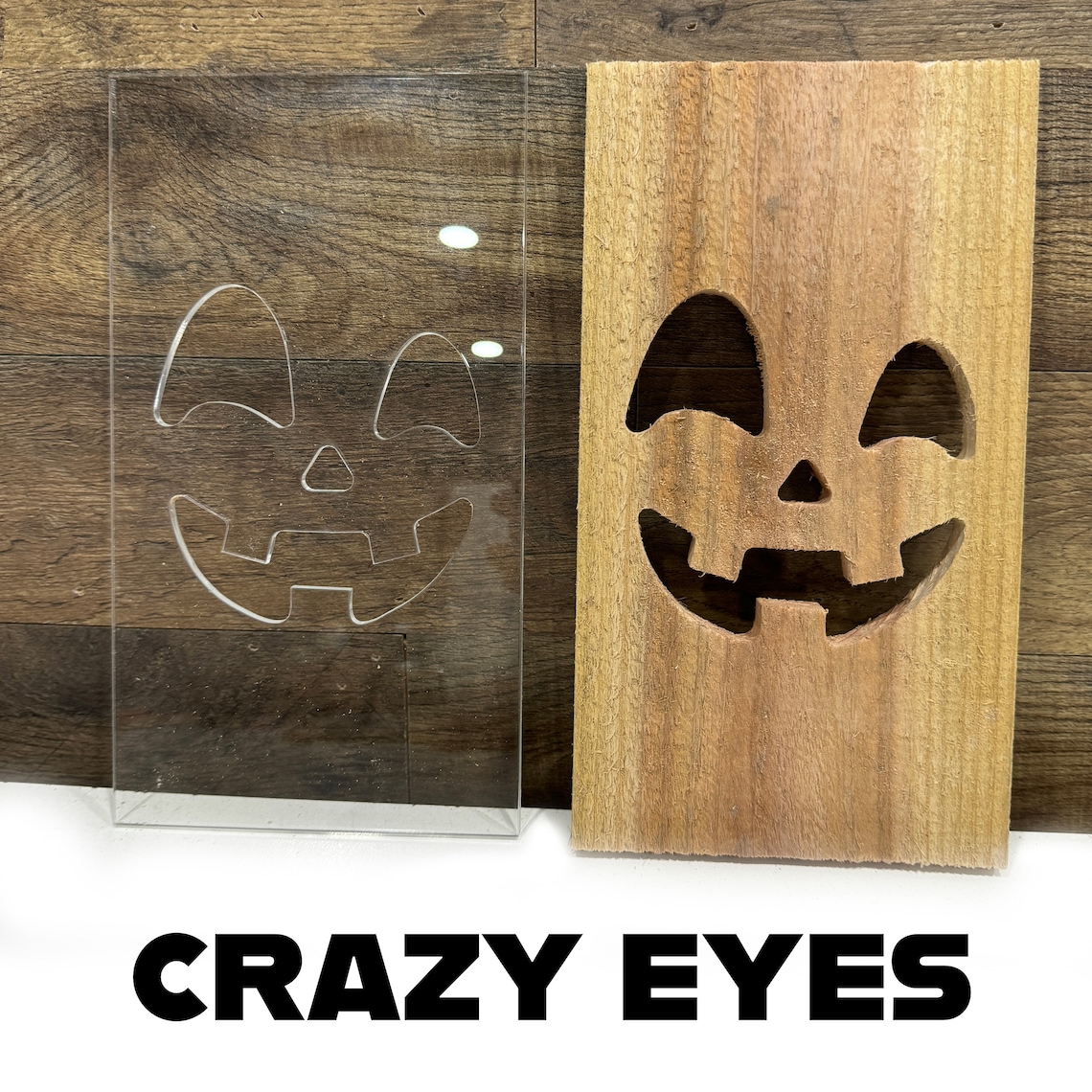 Happy Jack-o-lantern (3 Pack) Acrylic Templates for Routers - Etsy
