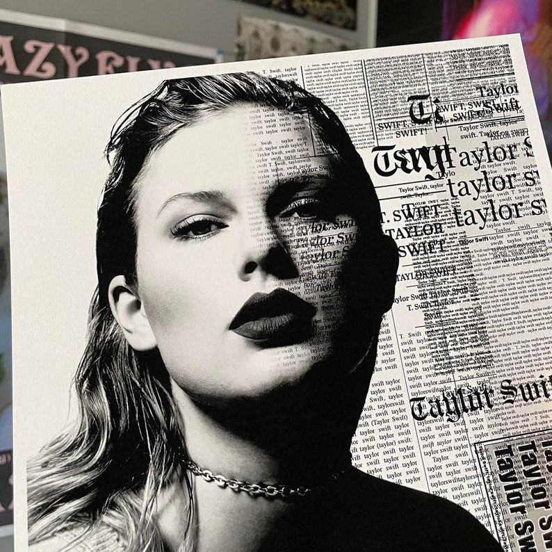 Taylor Swift Reputation Album Poster Print Swiftie Taylor - Etsy Australia