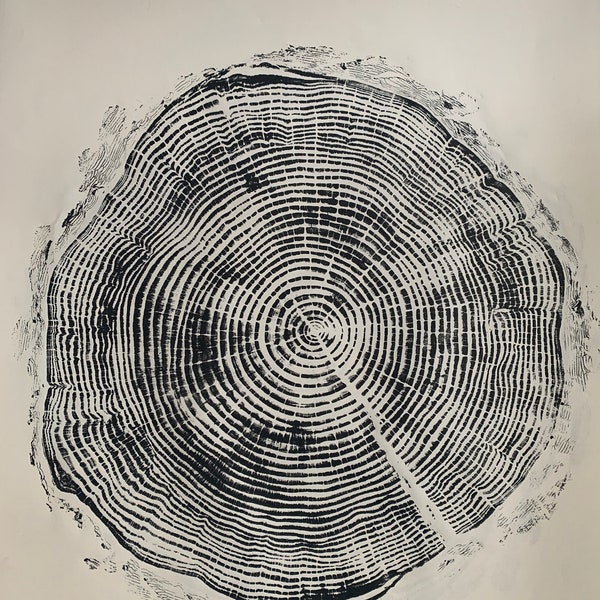 Tree Rings Print - Etsy