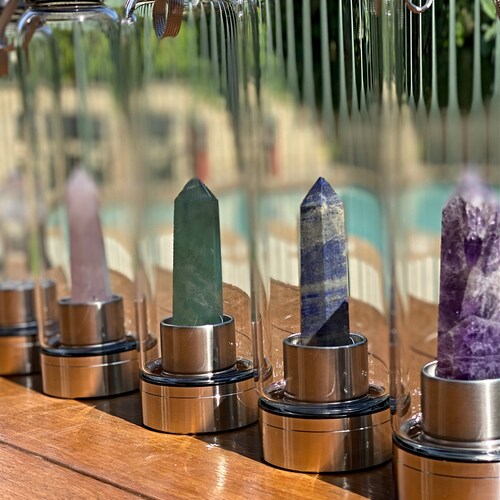 Natural Crystal Healing Water Bottle Infused Crystal Water - Etsy