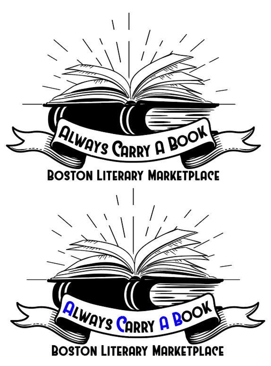 ACAB "always Carry A Book" BLM "boston Literary Marketplace" SVG for ...
