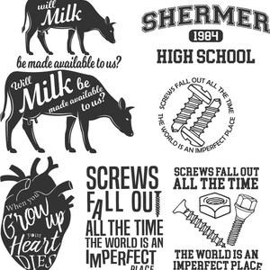 Breakfast Club SVG Pack for Cricut HTV and Vinyl Applications - Etsy