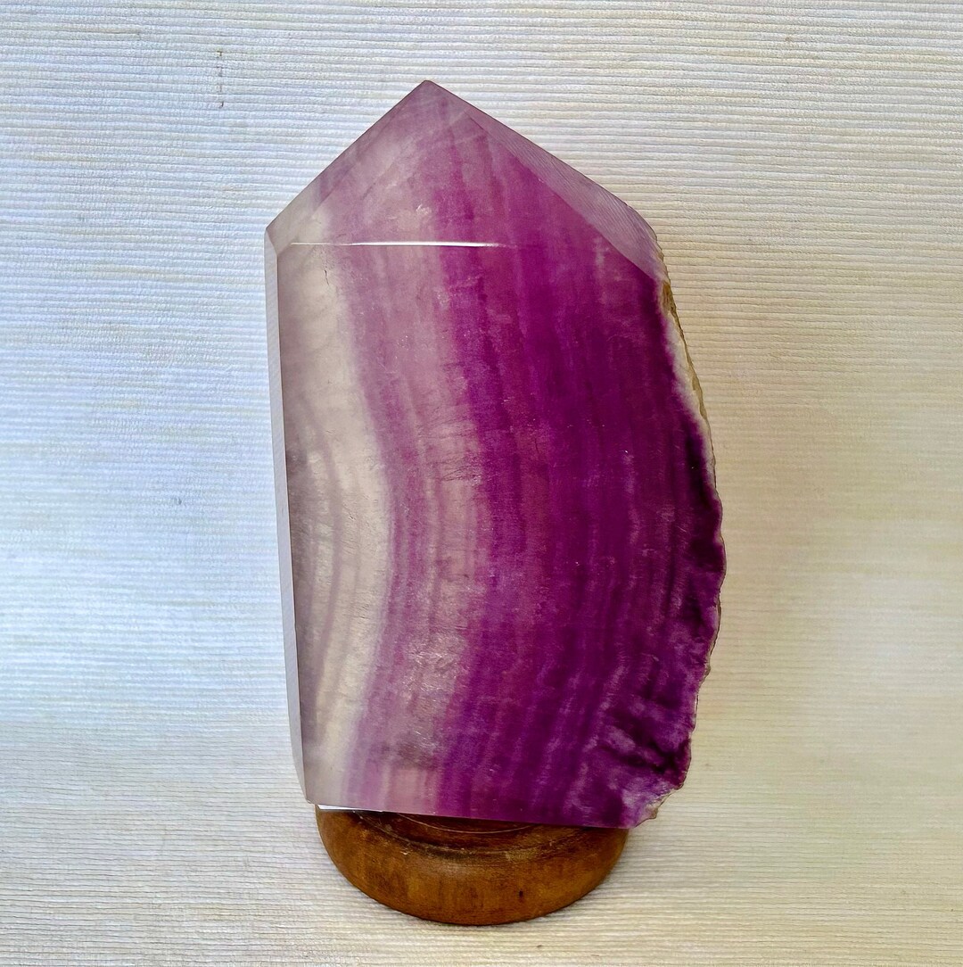 FLOURITE PURPLE SLAB Super Unique, A Crystal of Mental Organisation, my ...