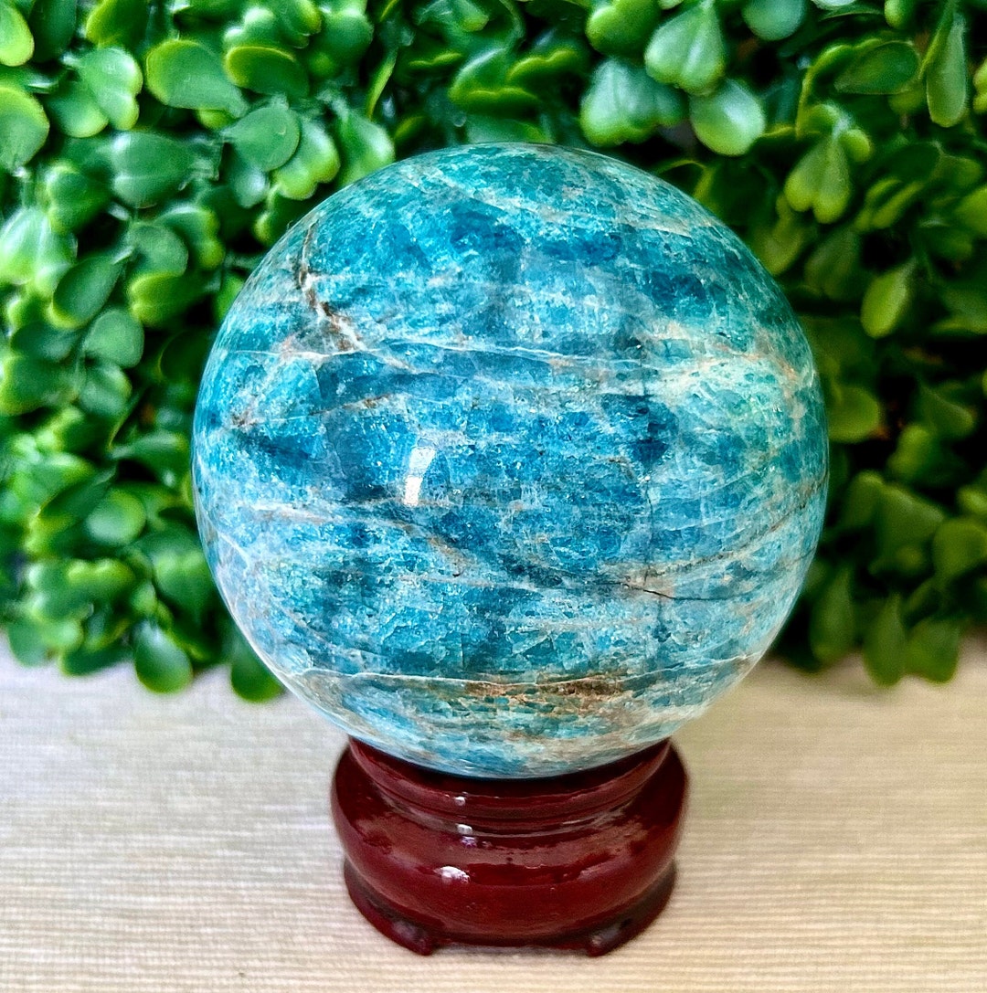APATITE SPHERE 6.5 Cm Diameter. Balancing Apatite Promotes Health and A ...