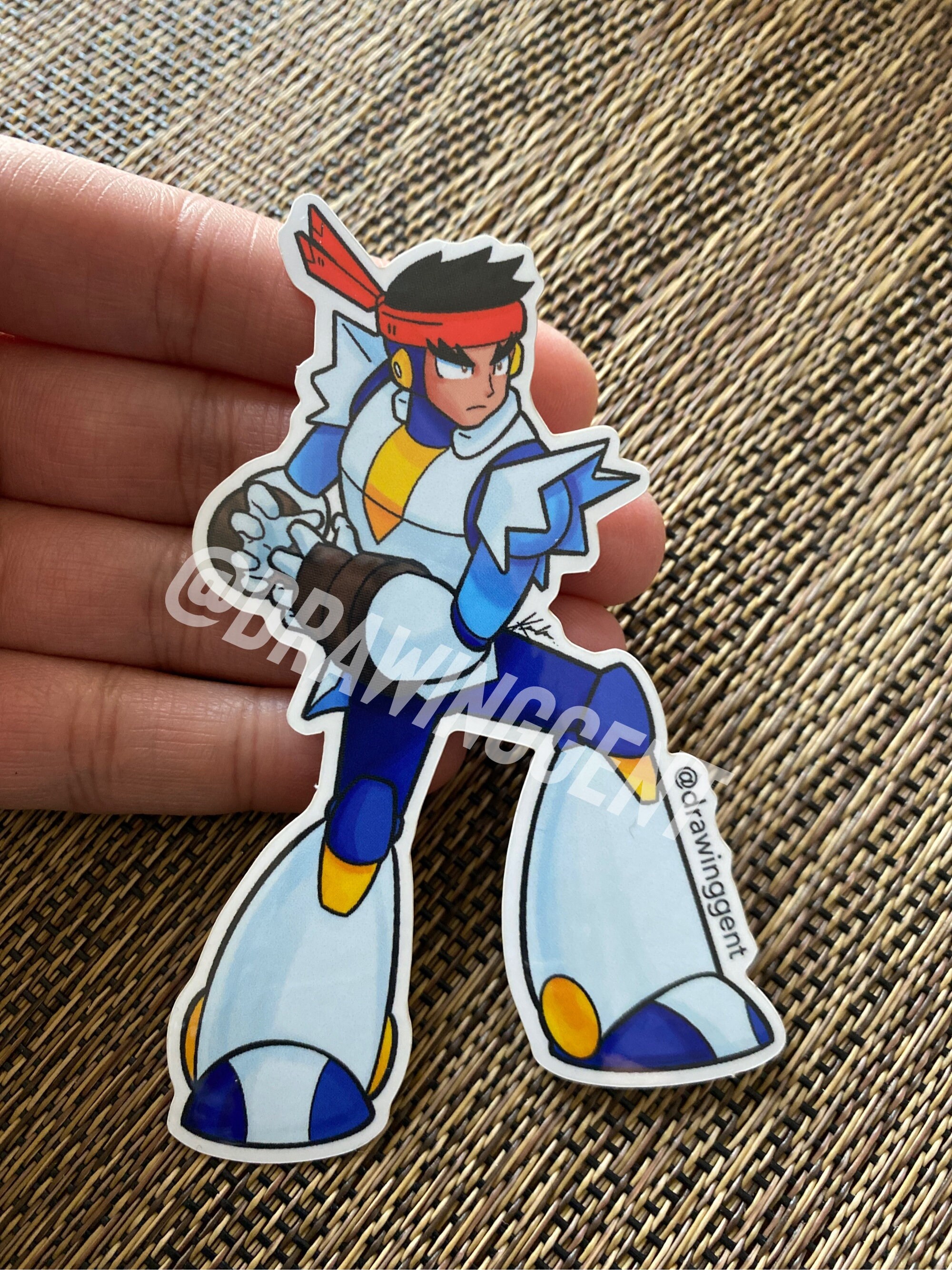 Fighting Game SF2 Inspired Stickers: SF Megaman X Series 1 - Etsy