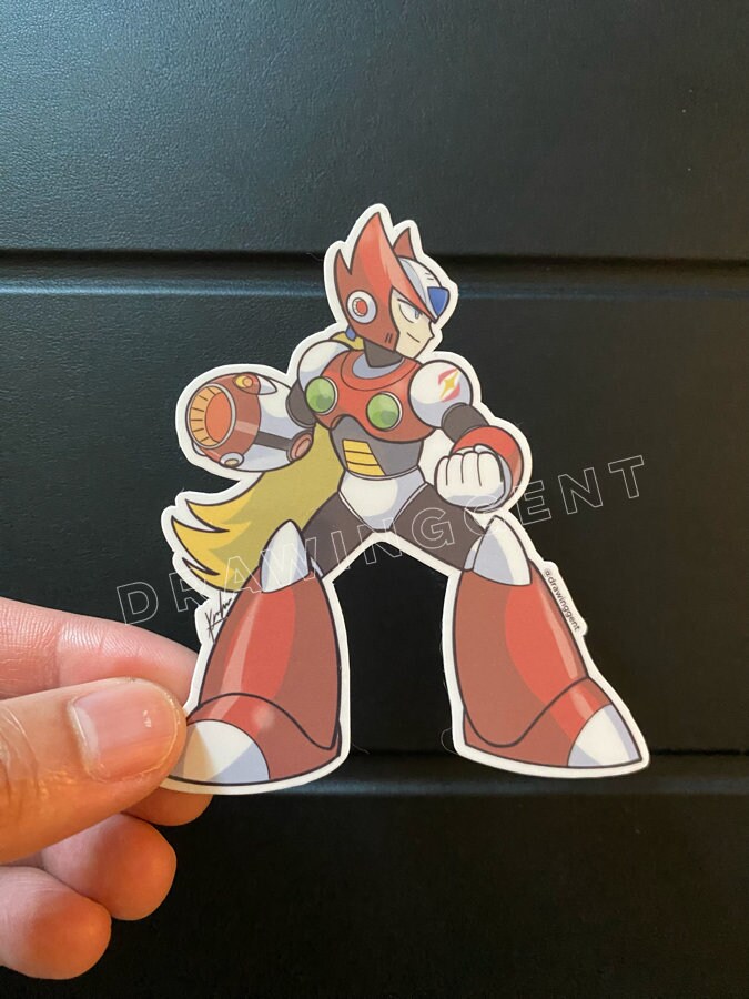 Video Game Inspired Stickers: Zero and Megaman X - Etsy