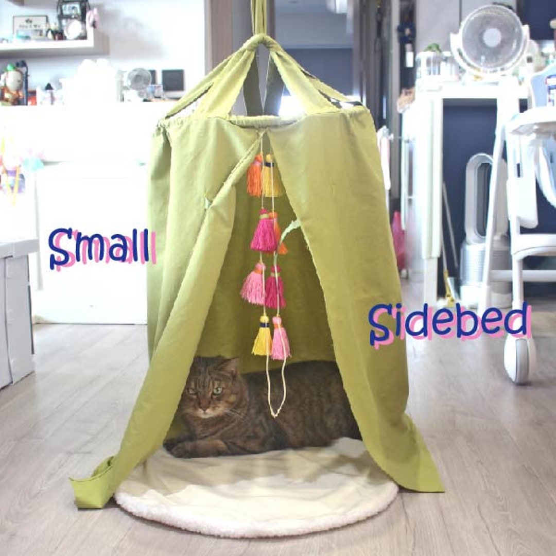 Cat Canopy Hammock Hanging Bed. Cat Play Tent Indoor Samll Space See ...