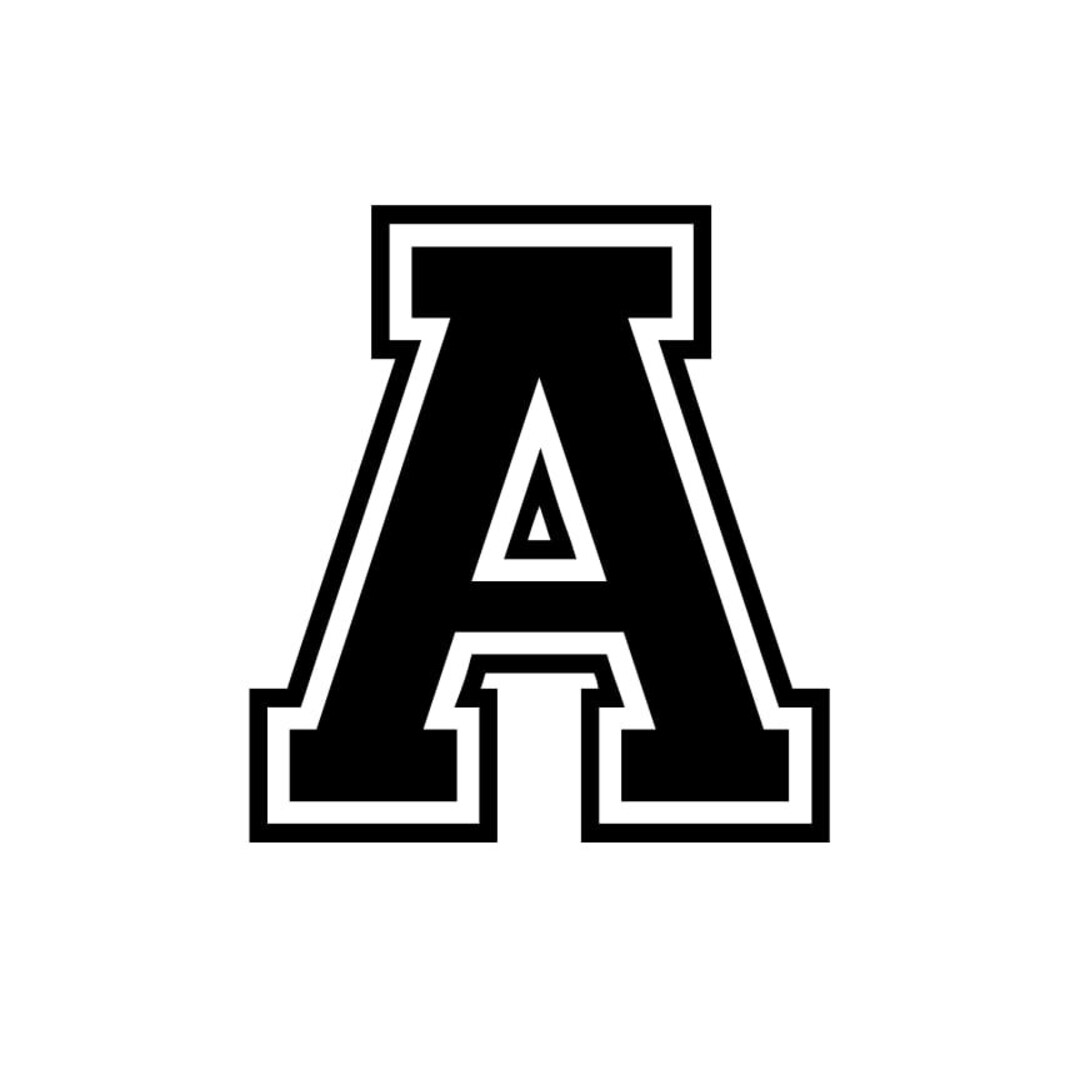 SVG College Varsity Alphabet Letters, Numbers and Symbols - Etsy