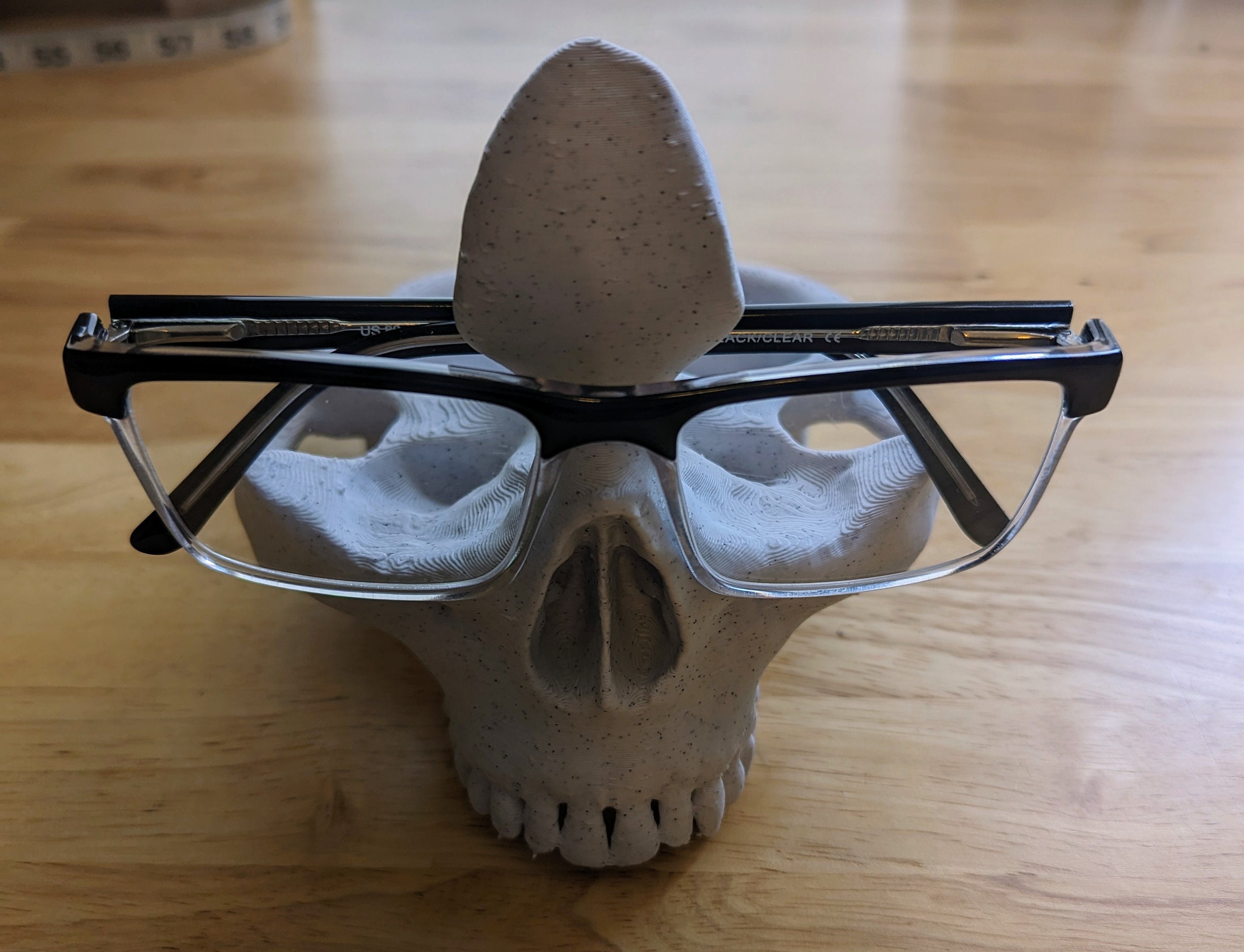 Skull Eyeglasses Holder Stand! 3D Skeleton Decorative Glasses Organizer ...